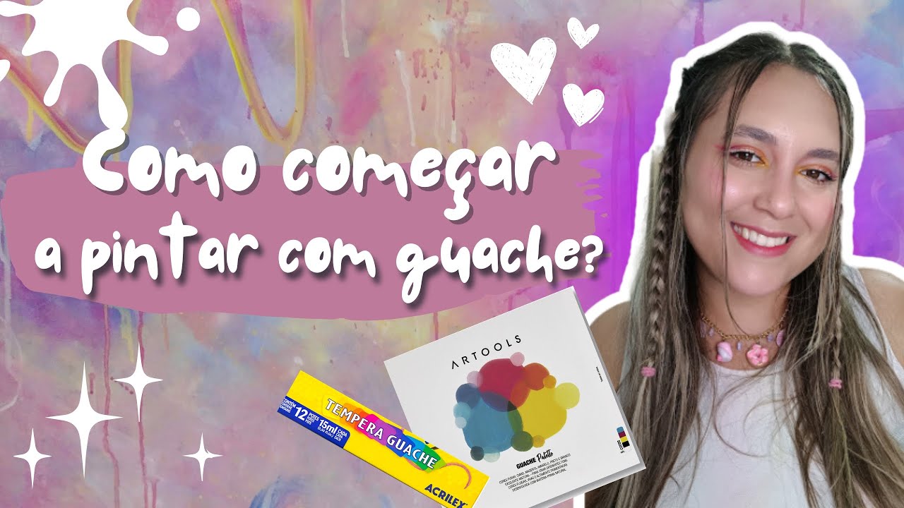 #1 - Como começar a pintar com guache - Pintura com guache - YouTube
