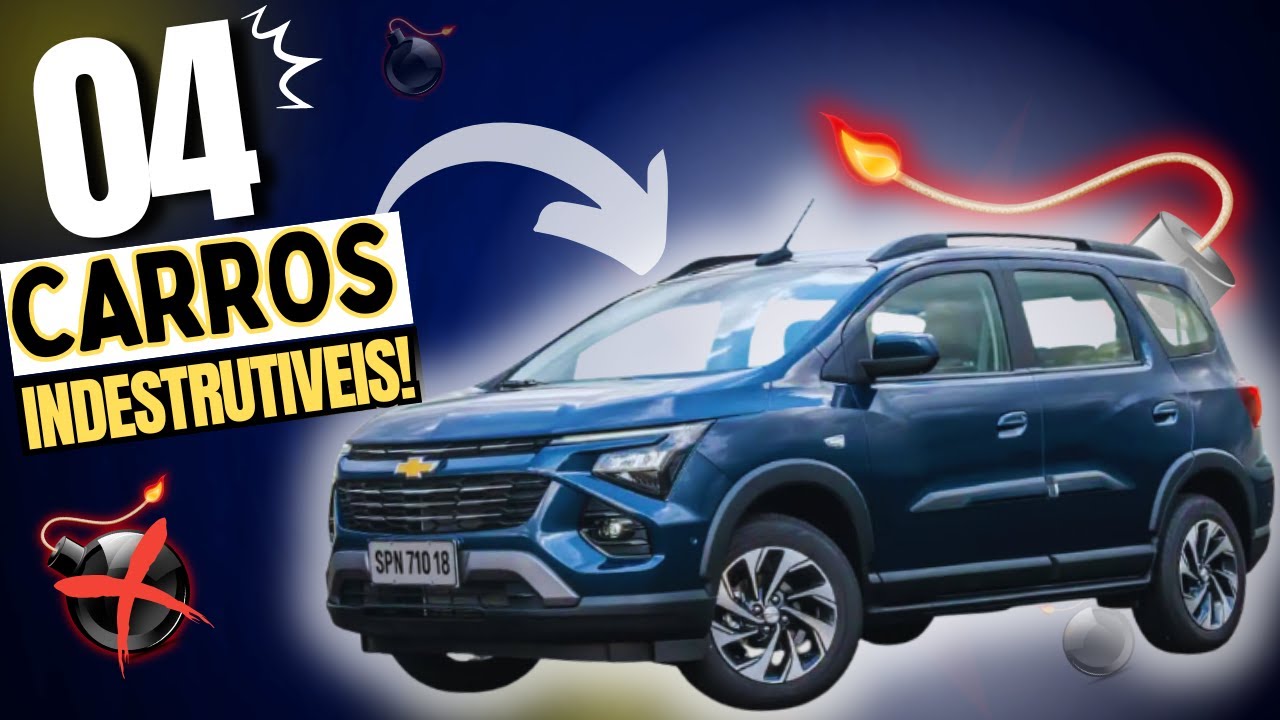 04 CARROS MODERNOS QUE NUNCA TE DEIXAM NA MÃO! Simples, Robustos e ...