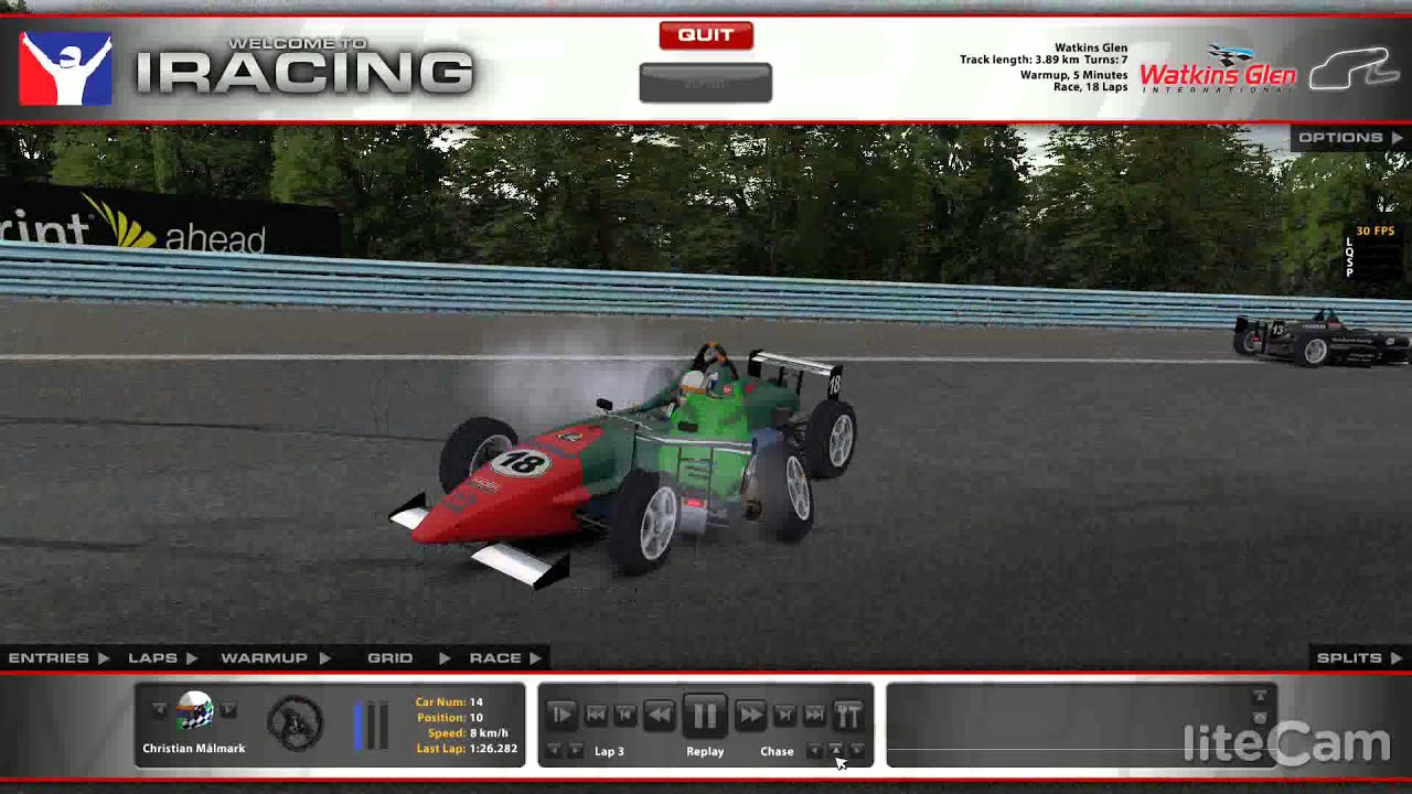 iRacing.com Skip Barber F2000 - Mayhem at Watkins Glen - YouTube