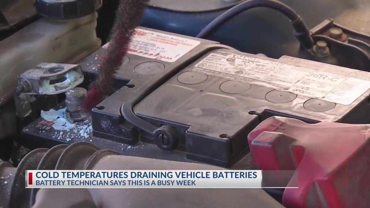 Cold temps a drain on car batteries: What you need to know - YouTube