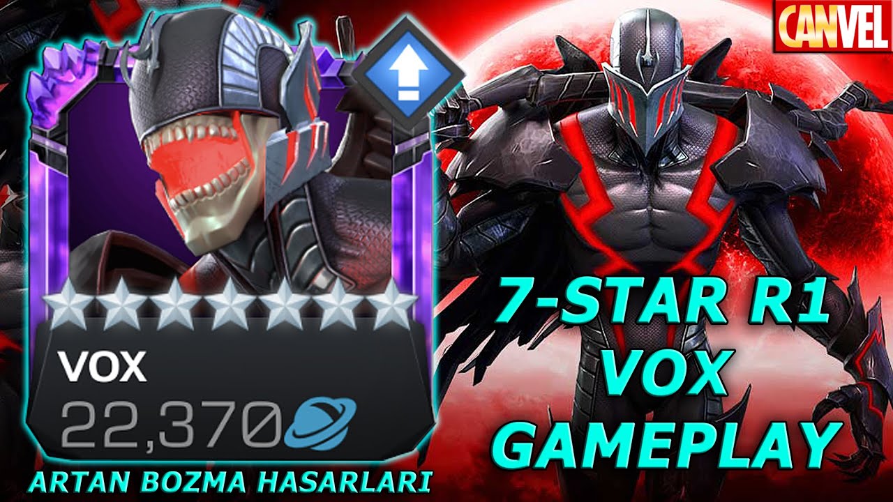 7-STAR R1 VOX GAMEPLAY | KOZMİK VERSİYONLU BAY NEGATİF ?? - MCOC - YouTube