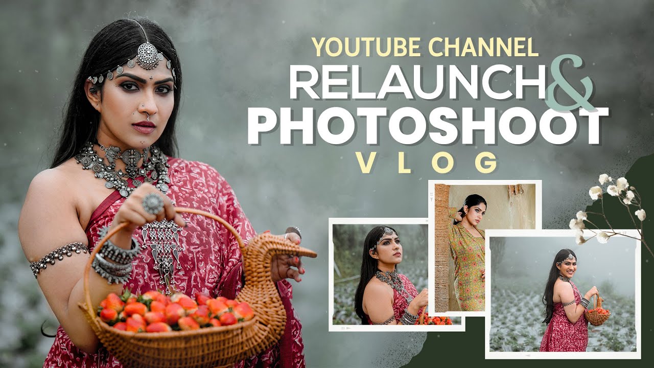 YouTube Channel Relaunch & Photoshoot Vlog | Swasika Vijay - YouTube