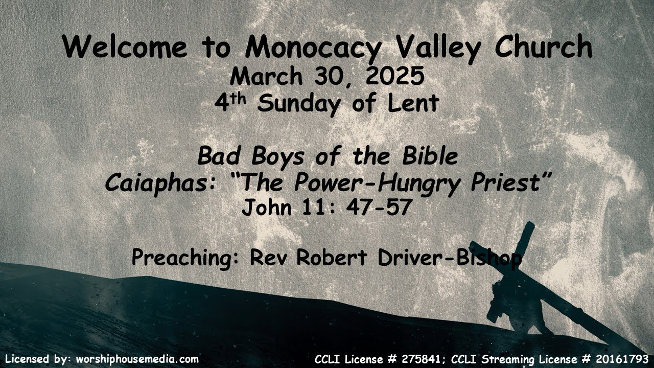 Monocacy Valley Church - March 30, 2025 - YouTube