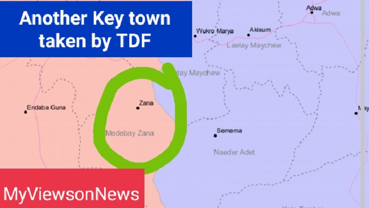 TDF in control of another key town of Tigray - YouTube