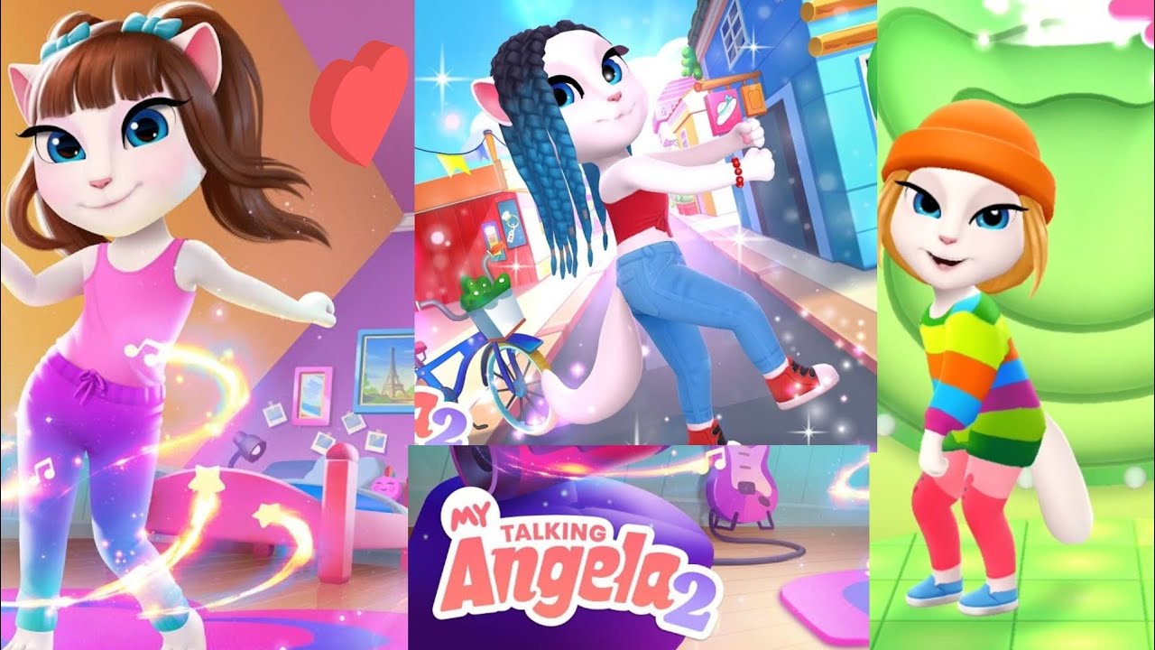 Angela 2 Dance step 💃| My Angela 😍🥰 (#cartoon #gameplay #angela #viral ...