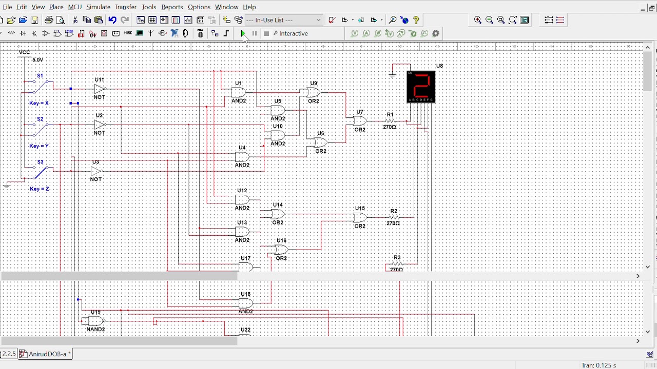 BirthDate circuit multisim - YouTube