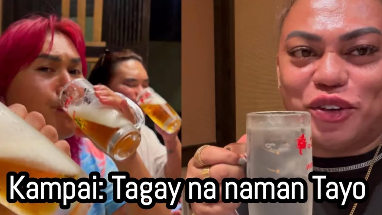 Kampai : tagay na naman tayo dito sa Japan. - YouTube
