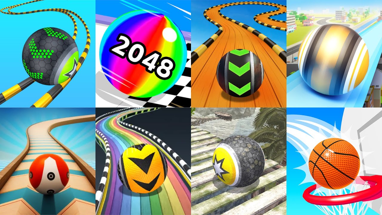 Going Balls, Ball Run 2048 Infinity, Sky Rolling Ball 3D, Action Balls ...