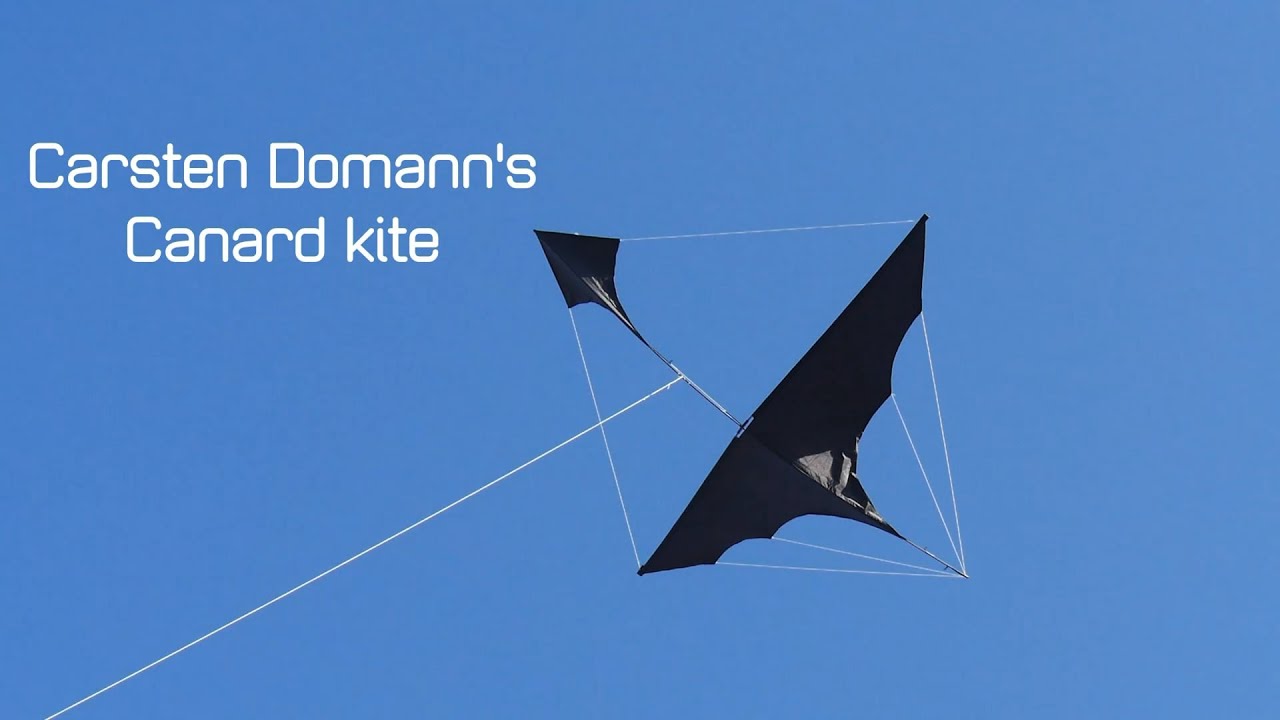 Carsten Domann's Canard kite - YouTube
