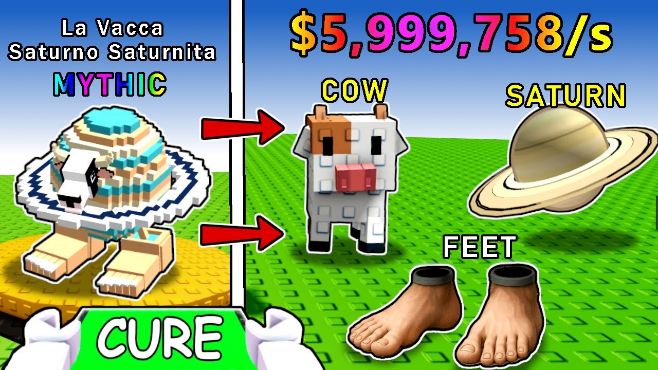 Curing Brainrot into Objects in Roblox Cure a Brainrot - YouTube