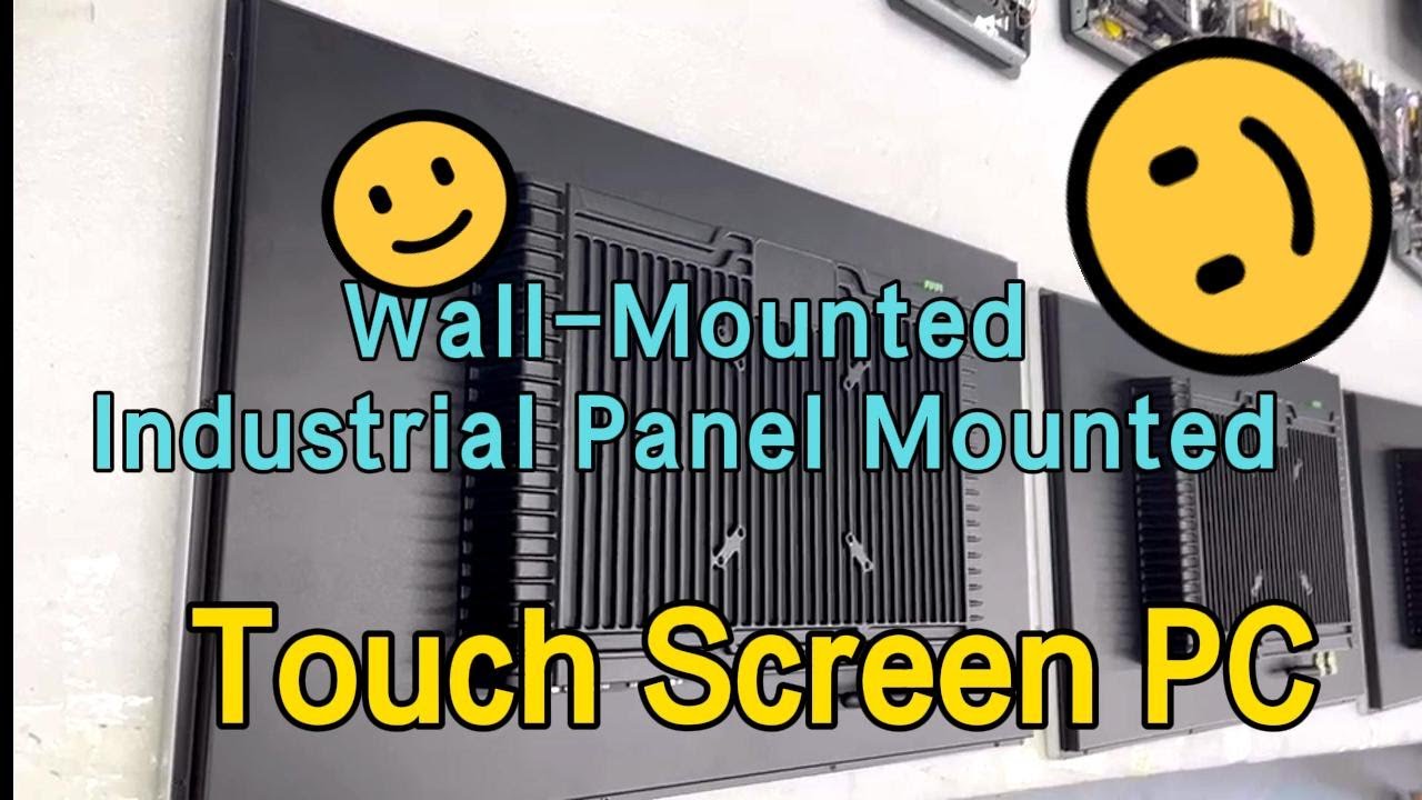 Wall-Mounted Industrial Panel Mounted Touch Screen Pc - YouTube