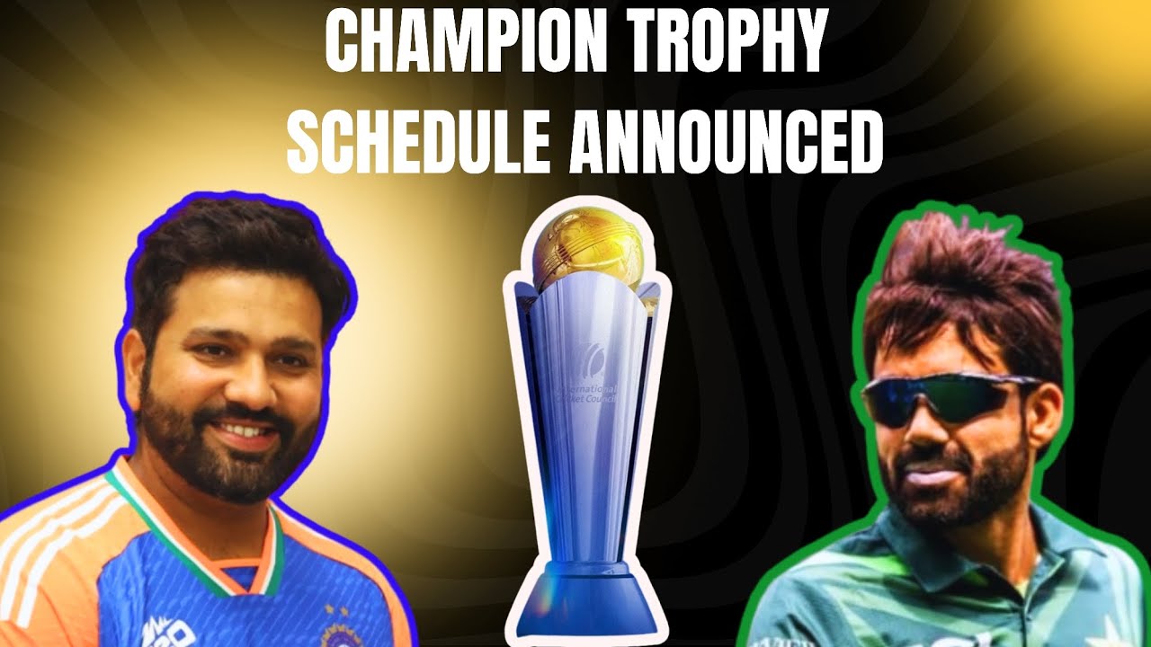 GET READY FOR THE ULTIMATE SHOWDOWN Champion Trophy schedule announced ...