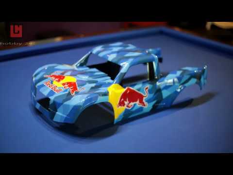 traxxas udr custom painted body - hobby24 - YouTube