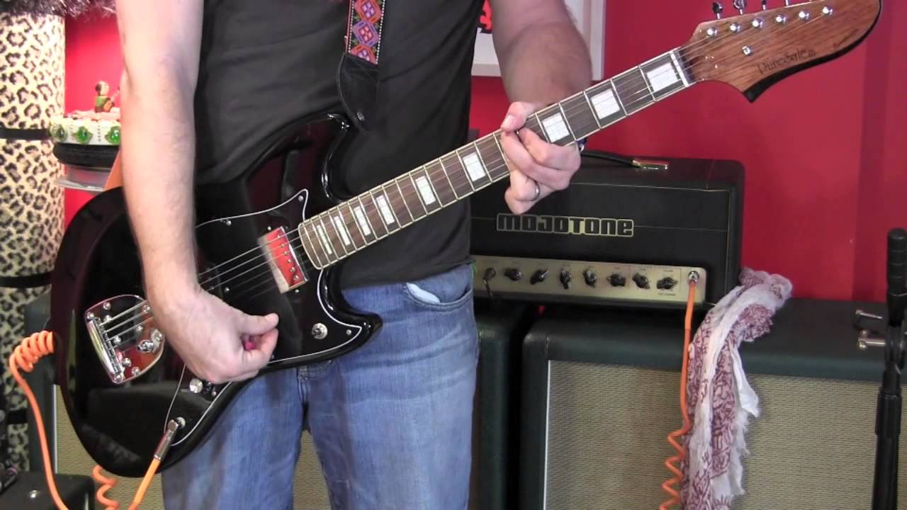 PureSalem Guitars REVERBERATION demo with clean and crunch tones - YouTube