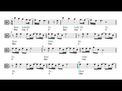 Viola - BTS - Dynamite (Sheet music - Guitar chords)