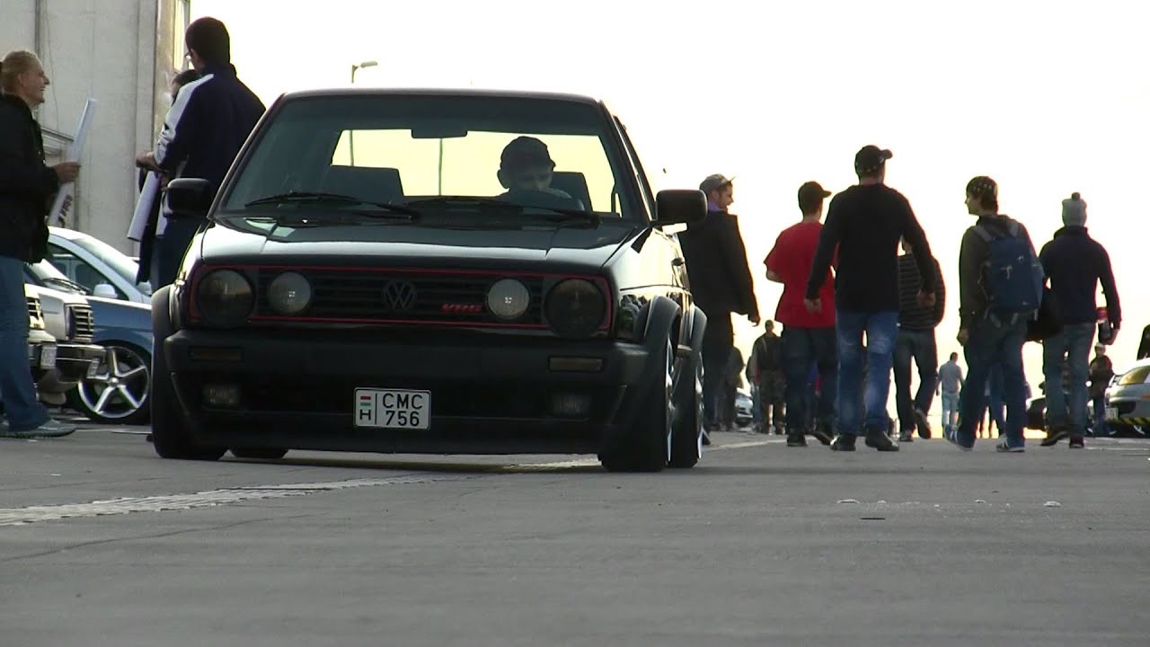VW Golf MK2 VR6 Static with Eta Beta Porsche 17" - YouTube
