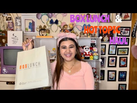 BOX LUNCH AND HOT TOPIC HAUL - YouTube