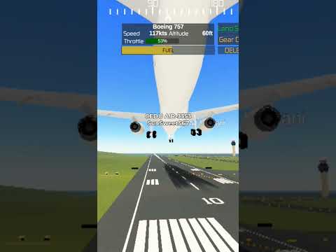 757 cedu pacific landing - YouTube