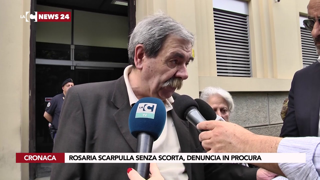 Rosaria Scarpulla senza scorta, denuncia in procura - YouTube