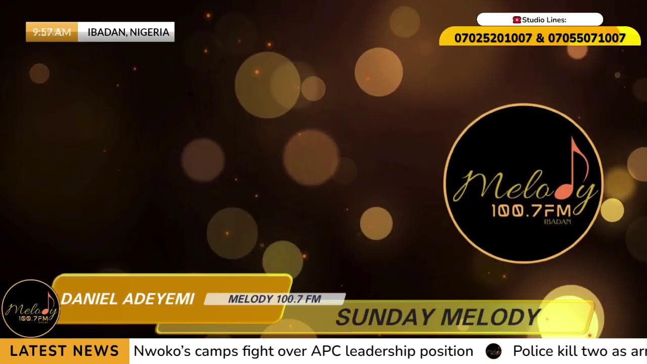 ''SUNDAY MELODY'' WITH DANIEL ADEYEMI. - YouTube