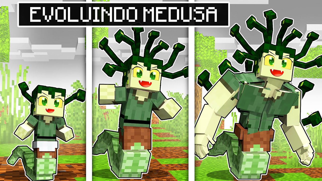 EVOLUINDO MEDUSA PARA MEDUSA DEUS no MINECRAFT! - YouTube