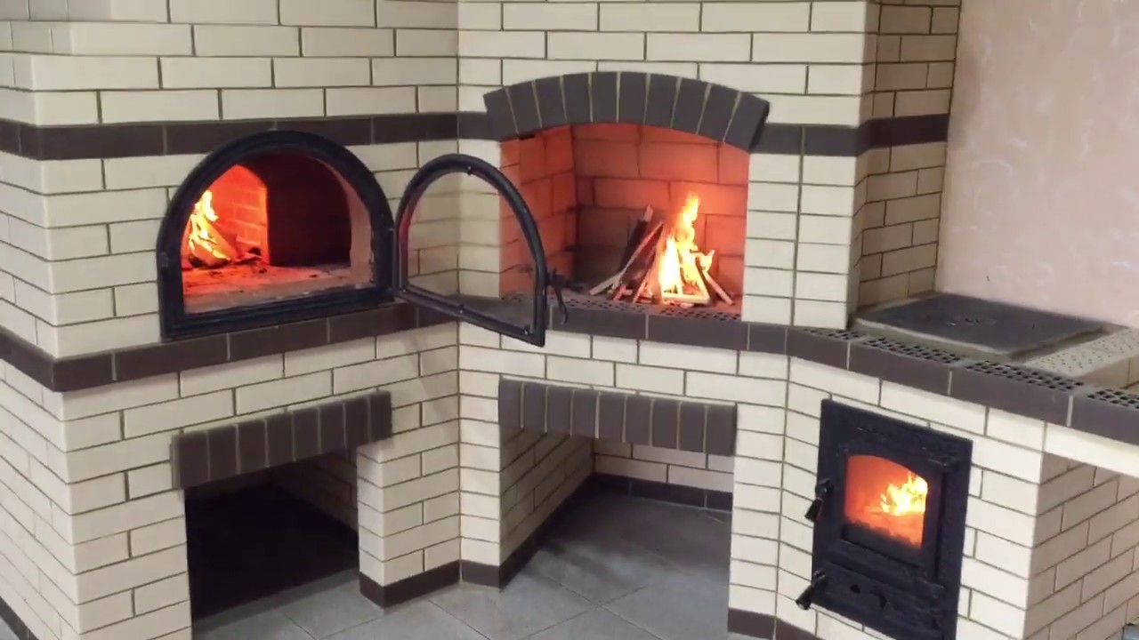 mangal cu cuptor de pine si plita pentru ceaun, executat de “gratar construct” 068338413 - YouTube