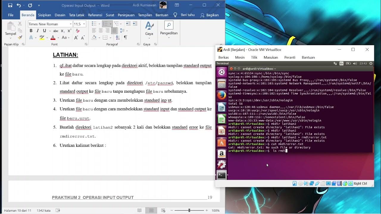 Perintah Operasi Input Output - YouTube