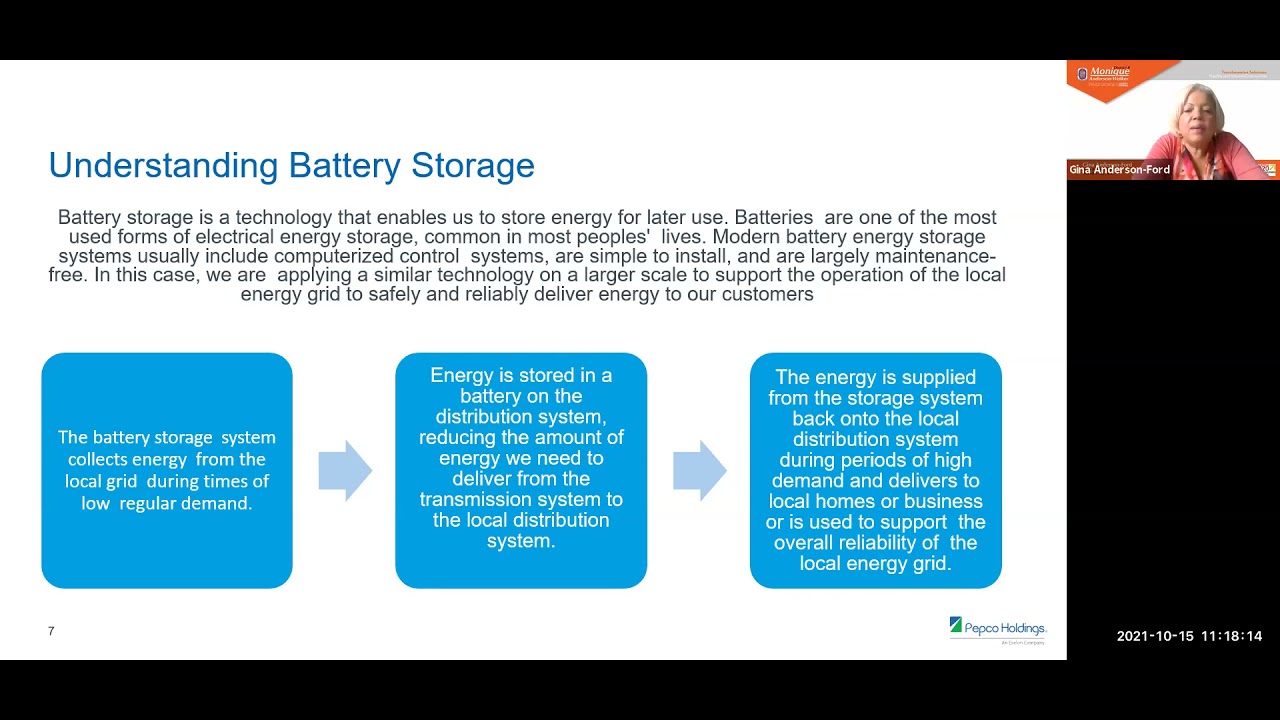 District 8 Pepco Battery Storage Community Meeting - 10/15/21 - YouTube