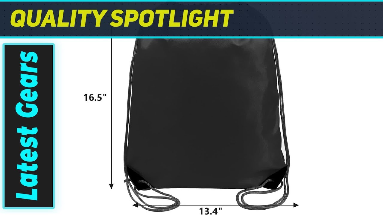 BeeGreen Drawstring Bags: The Ultimate Cinch Sack? - YouTube