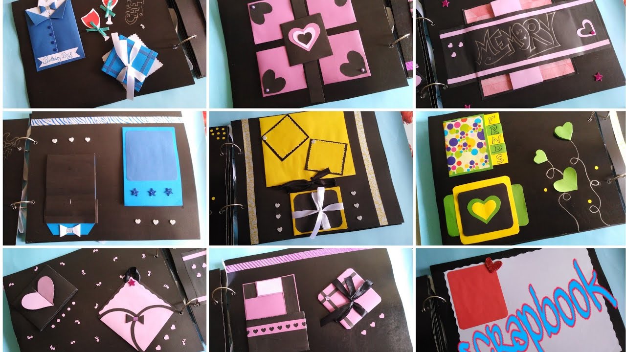 Scrapbook| Handmade|scrapbook ideas| - YouTube