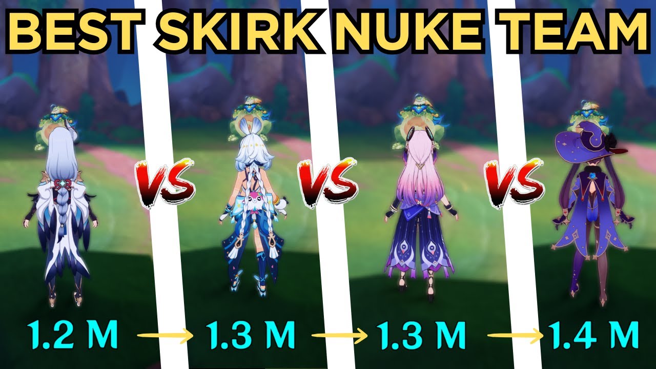 C0 Skirk 1.4 M Nuke Teams Tutorial!! [Genshin Impact] NO FOOD BUFF - YouTube