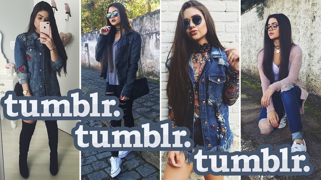 INSPIRAÇÃO: LOOKS TUMBLR - YouTube