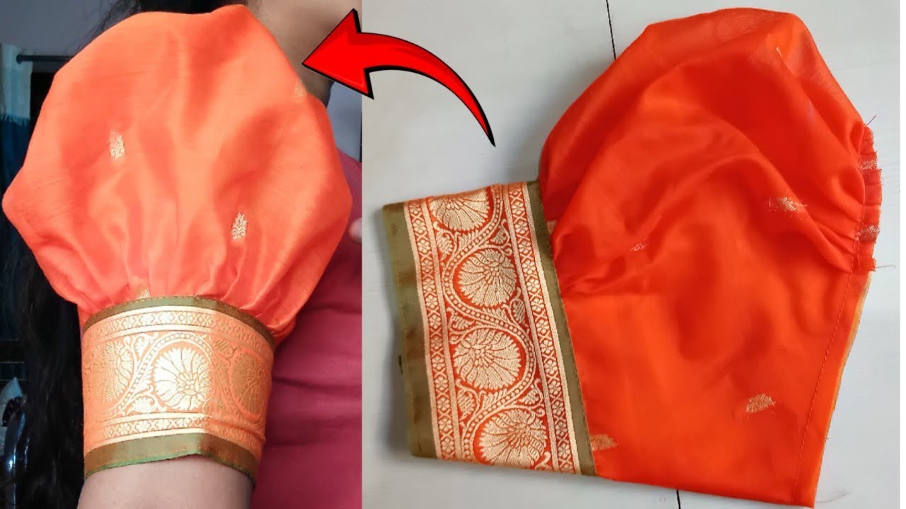 fuga bahi blouse design | puff sleeves cutting and stitching | bahi ...