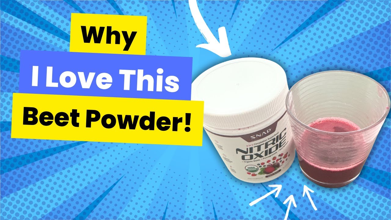 Review and Demo of Snap Supplements Organic Beet Root Powder - YouTube
