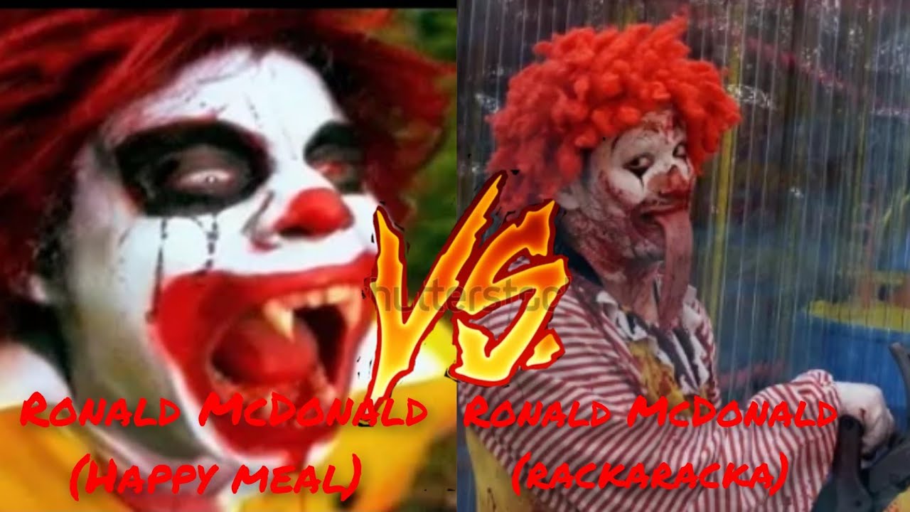Ronald McDonald (rackaracka) vs Ronald McDonald (happy meal) vs entre ...