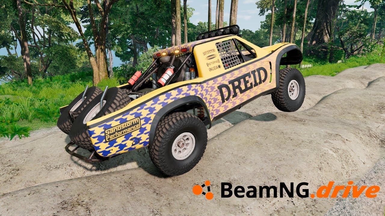 Extreme Off-Road Bumpy Road Challenge | BeamNG Drive Suspension Test ...