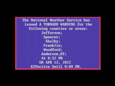Emergency Alert System Tornado Warning Louisville KY Emergency/Override System For Jefferson ...