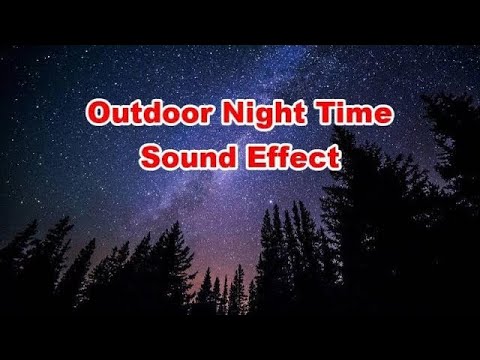 Outdoor Night Time Sounds Noises | Film & Sound Effects No Copyright ...