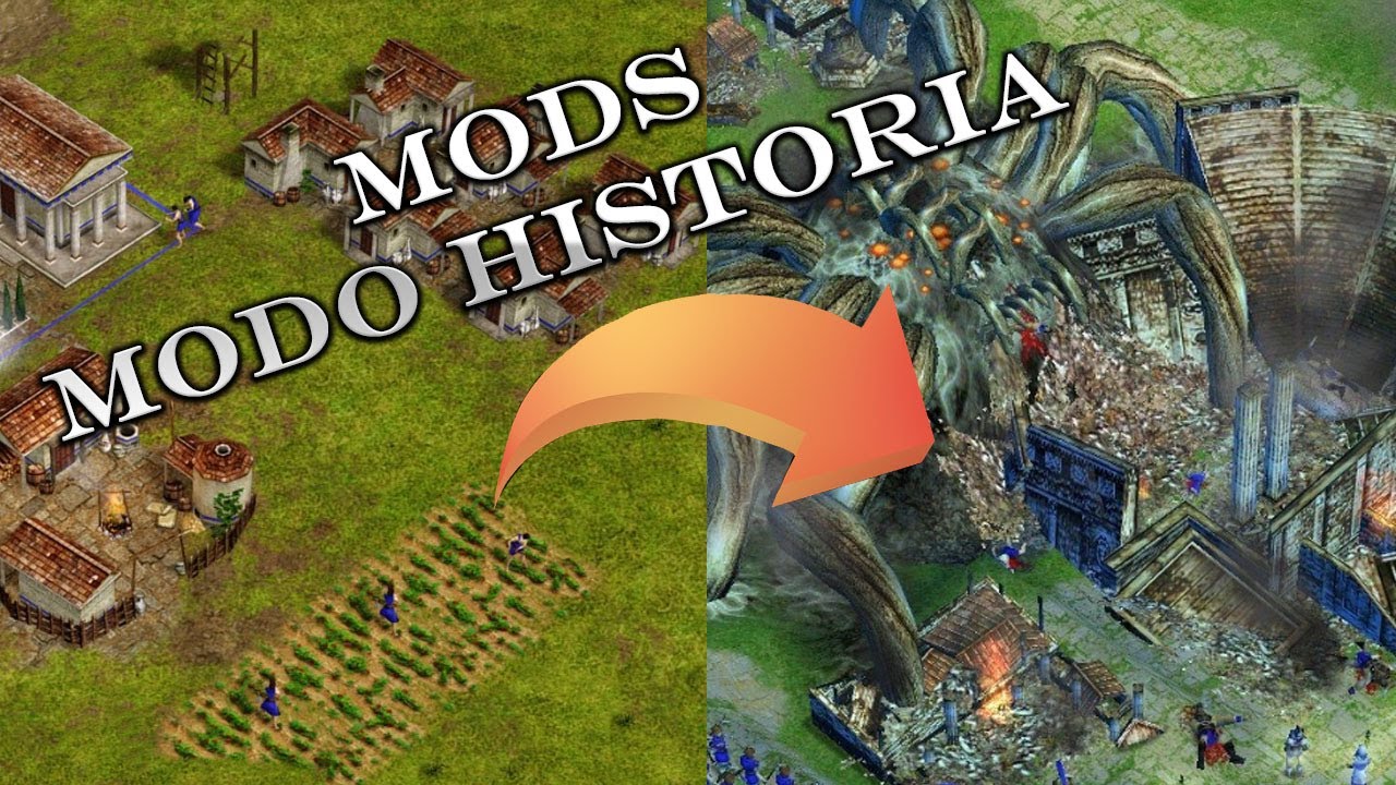 ¿Como agregar mods, texturas y modos historia en Age of Mythology? - YouTube