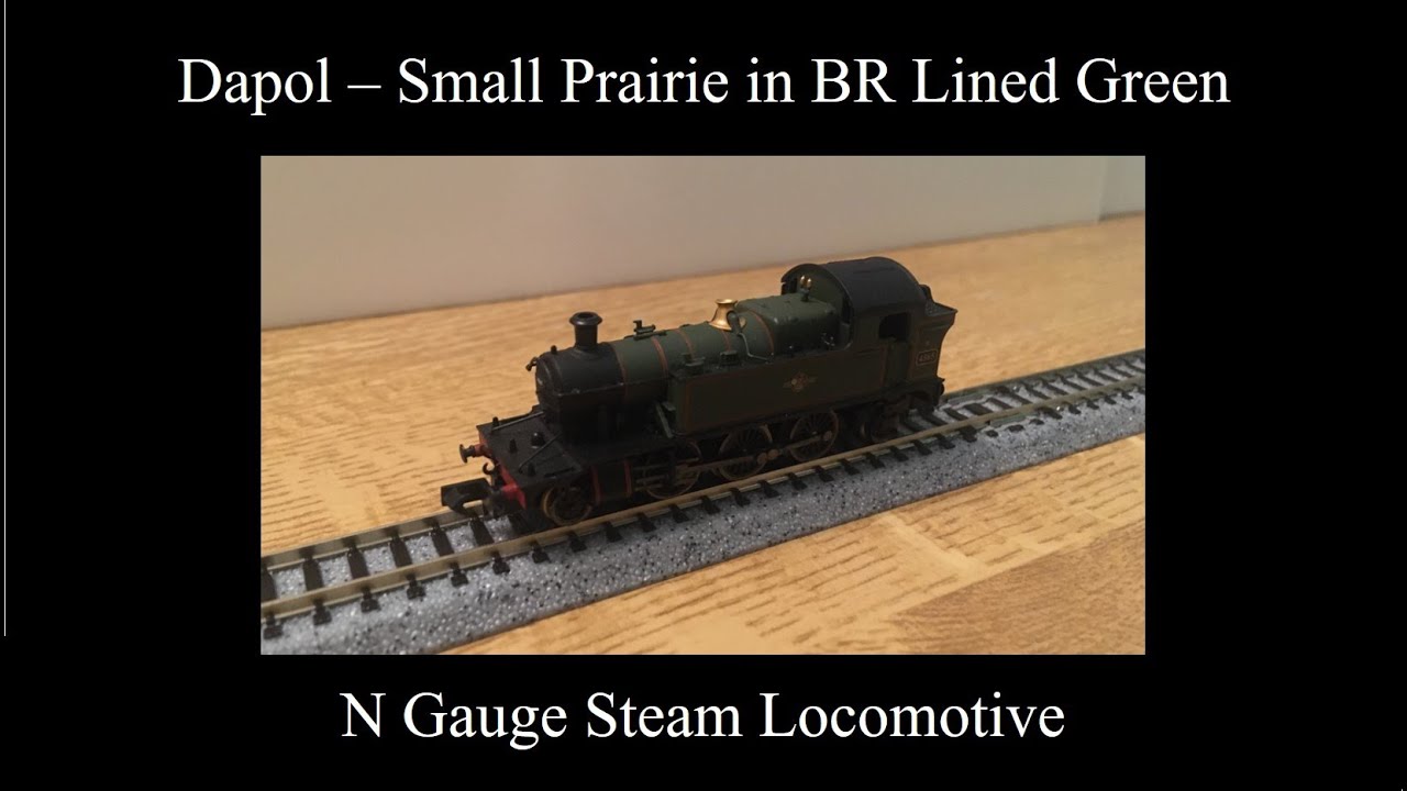 Dapol - Small Prairie in BR Lined Green - N Gauge Steam Locomotive ...