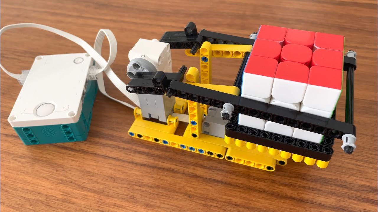 Simplest Cube Solving Scrambling Robot Lego MINDSTORMS 51515 - YouTube