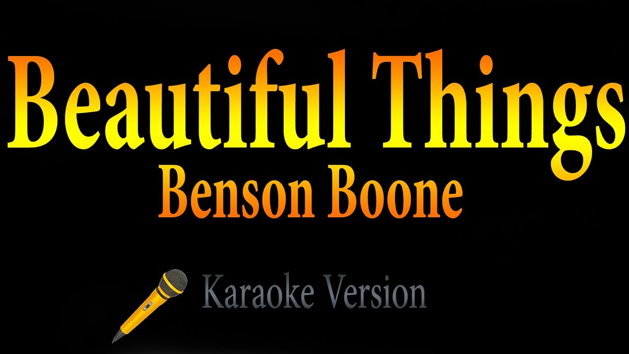 Benson Boone - Beautiful Things (Karaoke) - YouTube