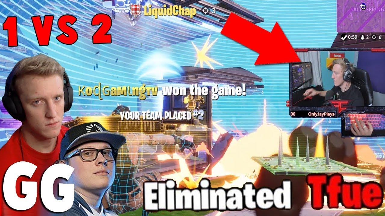 Mate a Tfue y Liquid Chap (1vs2) a 30 de vida *no clickbait* (LA ...