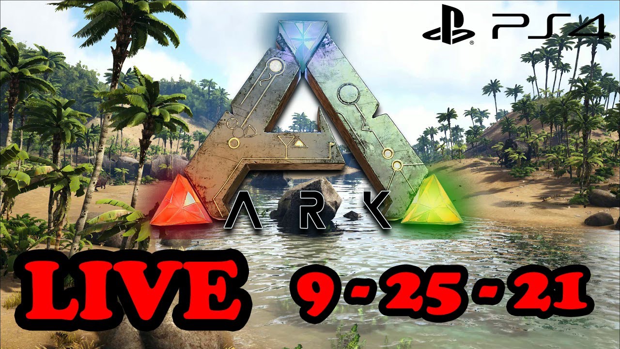 Let's Build a Boat and Tame Stuff - Ark Survival Evolved Live PS4 - YouTube