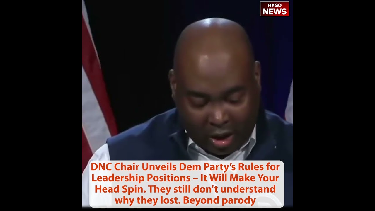 DNC Chair Unveils Dem Party's Rules for Leadership Positions. Why they ...