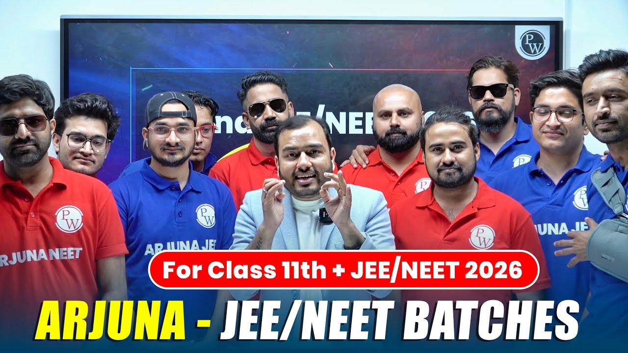 Arjuna Batch 2026: COMPLETE Class 11 + JEE/NEET || Most Powerful Batch ☠️ || PhysicsWallah - YouTube