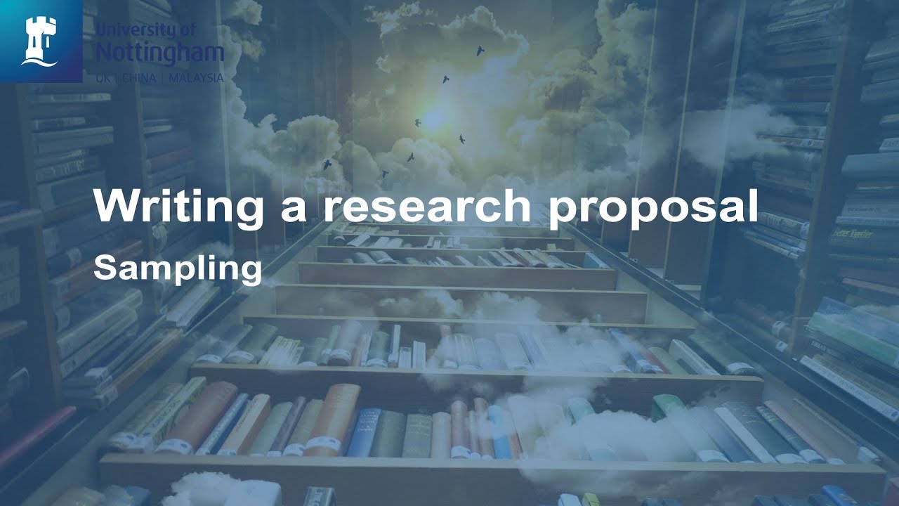 Writing a Research Proposal - Sampling - YouTube
