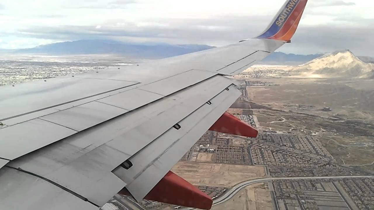 Southwest Landing into Las Vegas, NV (720p HD!) - YouTube