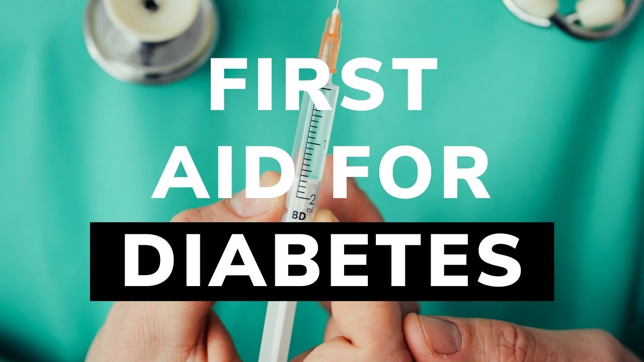 FIRST AID for DIABETES | Healthy Lifestyle Official - YouTube