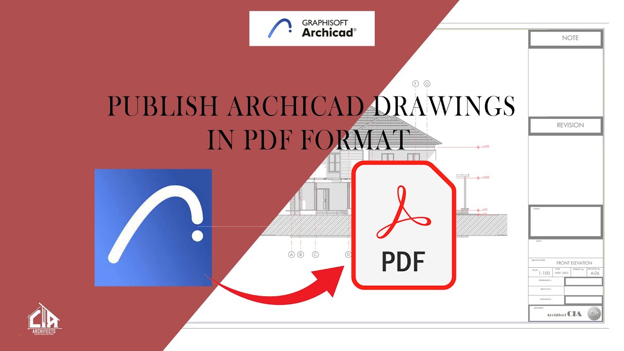 ArchiCAD Tutorial | Publish Drawings to PDF in These Simple Steps - YouTube